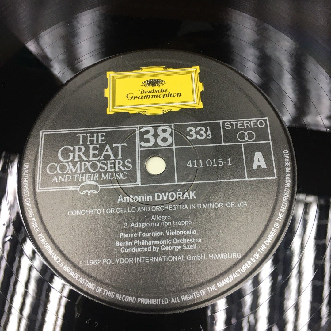 LP Classical : Pierre Fournier + George Szell，Dvorak Cello Concerto ...
