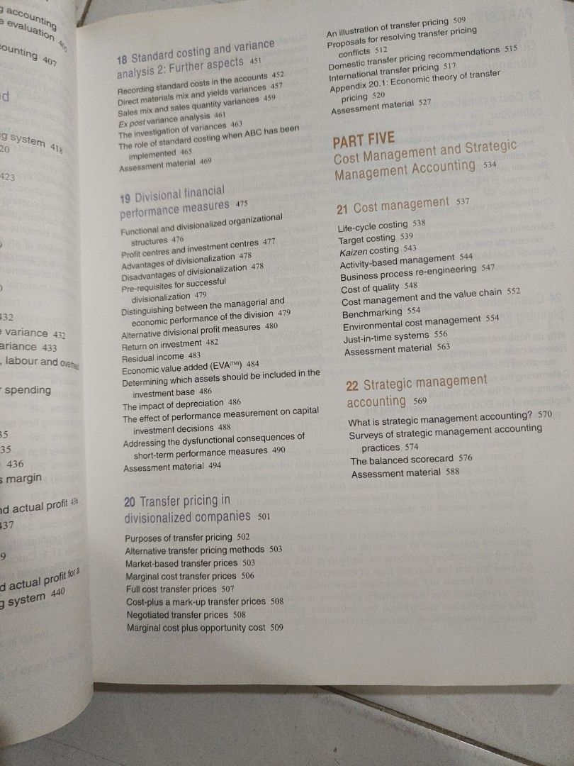 Management and Cost Accounting, Hobbies & Toys, Books & Magazines, Assessment Books on Carousell