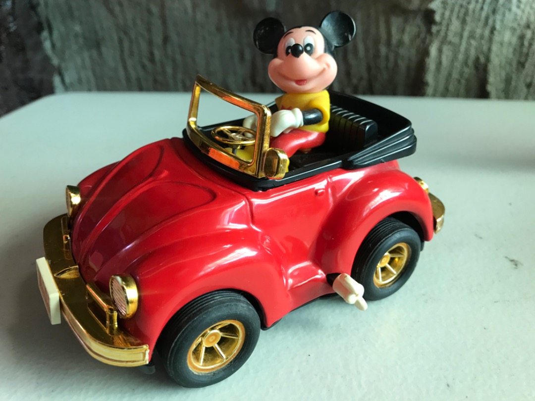 Masudaya Mickey Mouse wind up Bettle car on Carousell