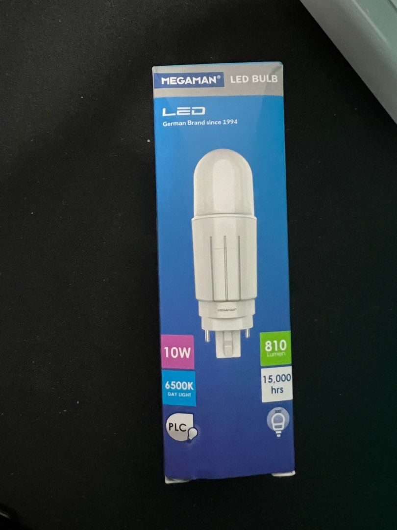 Megaman LED PLC 10W 6500k, Furniture & Home Living, Lighting & Fans ...