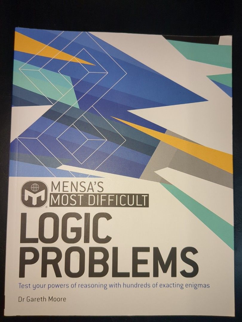 Mensa Logic Problems, Hobbies & Toys, Books & Magazines, Assessment ...