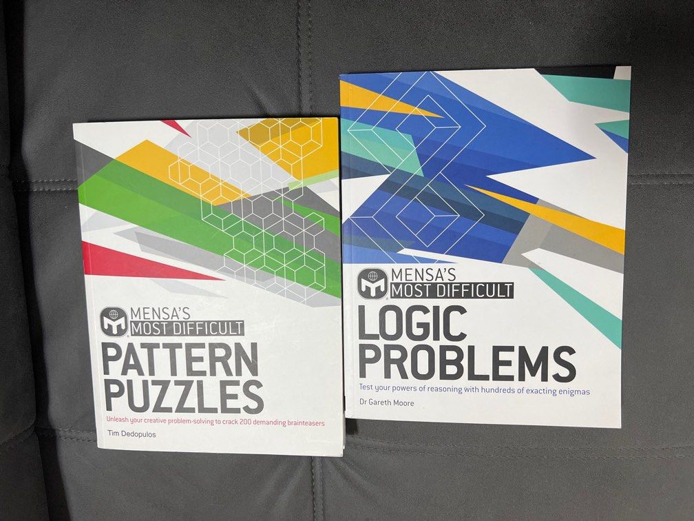 MENSA puzzle books, Hobbies & Toys, Books & Magazines, Fiction & Non ...