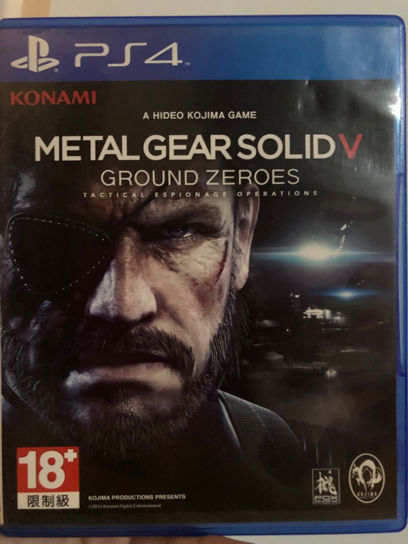 Metal Gear Solid Ground Zeroes, Video Gaming, Video Games, PlayStation ...