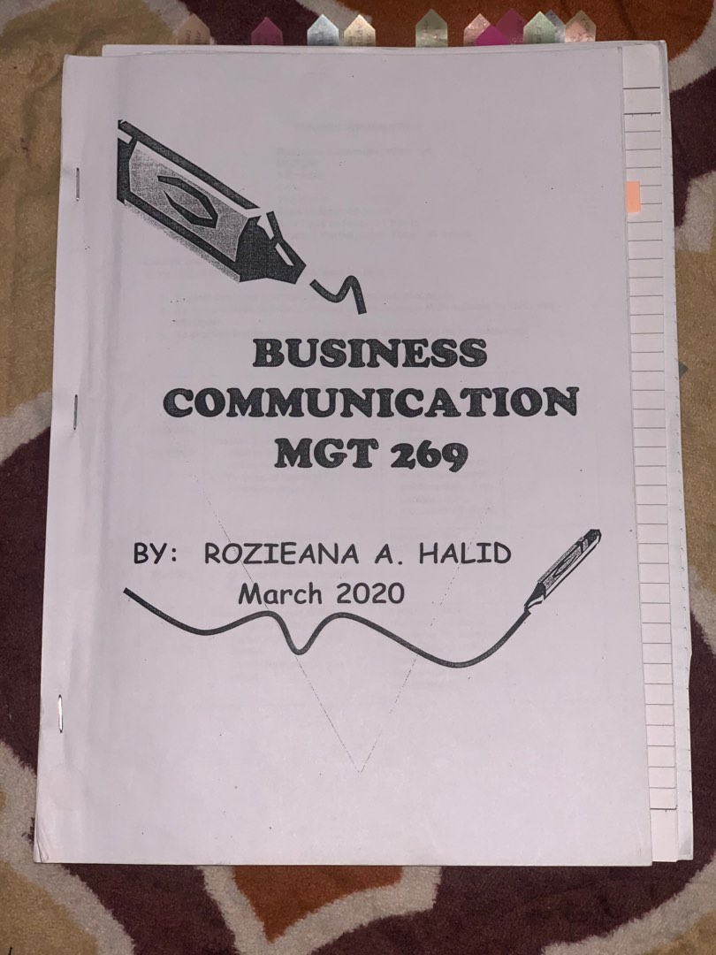 MGT 269 Business communication, Hobbies & Toys, Books & Magazines ...