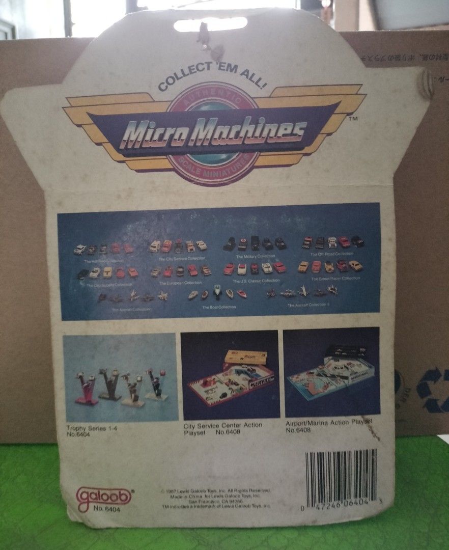 Micro Machines Trophy Series 1, Hobbies & Toys, Toys & Games on Carousell