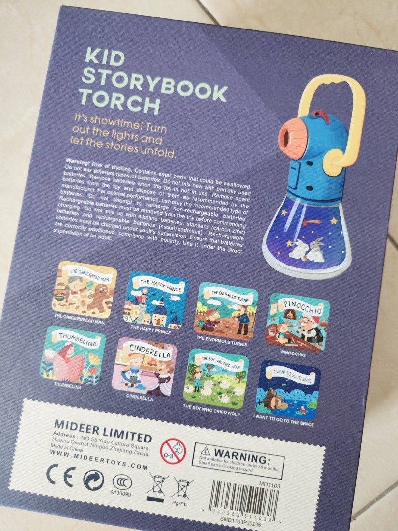Mideer Storybook Torch, Babies & Kids, Infant Playtime on Carousell