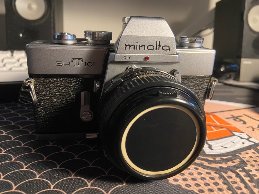 Minolta SRT 101 with 50mm f2 lens, Photography, Cameras on Carousell