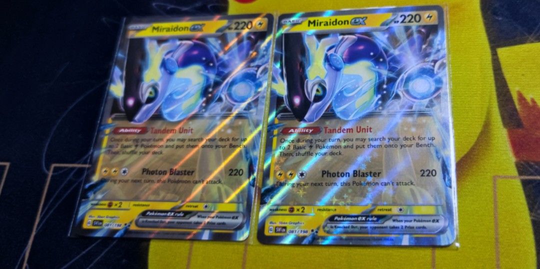 Miraidon ex, Hobbies & Toys, Toys & Games on Carousell