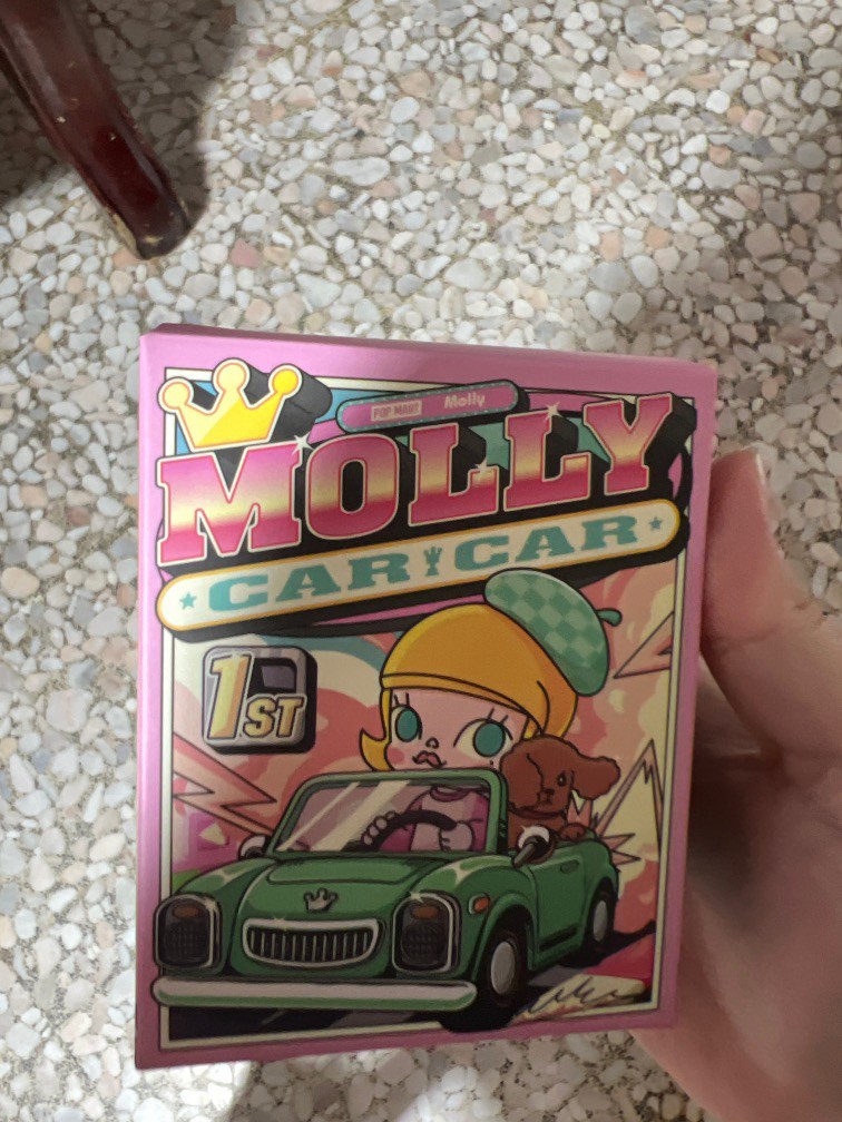 Molly car car popmart, Hobbies & Toys, Toys & Games on Carousell