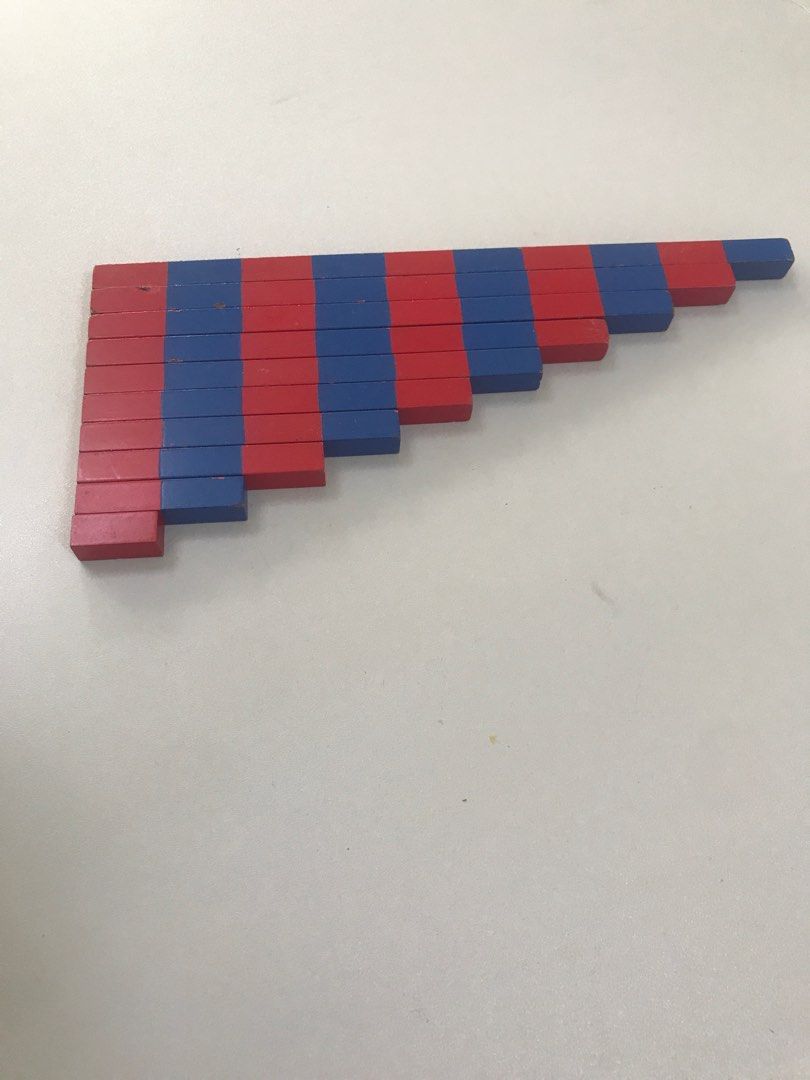 Montessori Small number rods, Hobbies & Toys, Books & Magazines ...