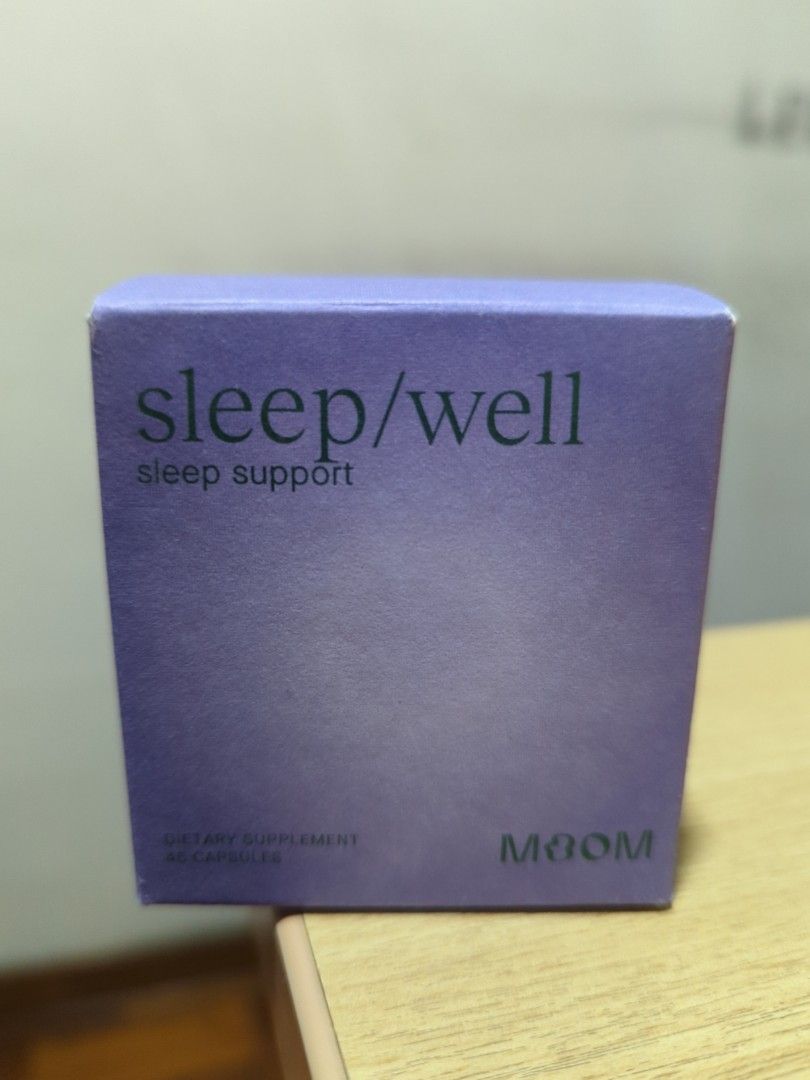 Moom Sleep/well Sleep Support 45 capsules, Health & Nutrition, Health ...