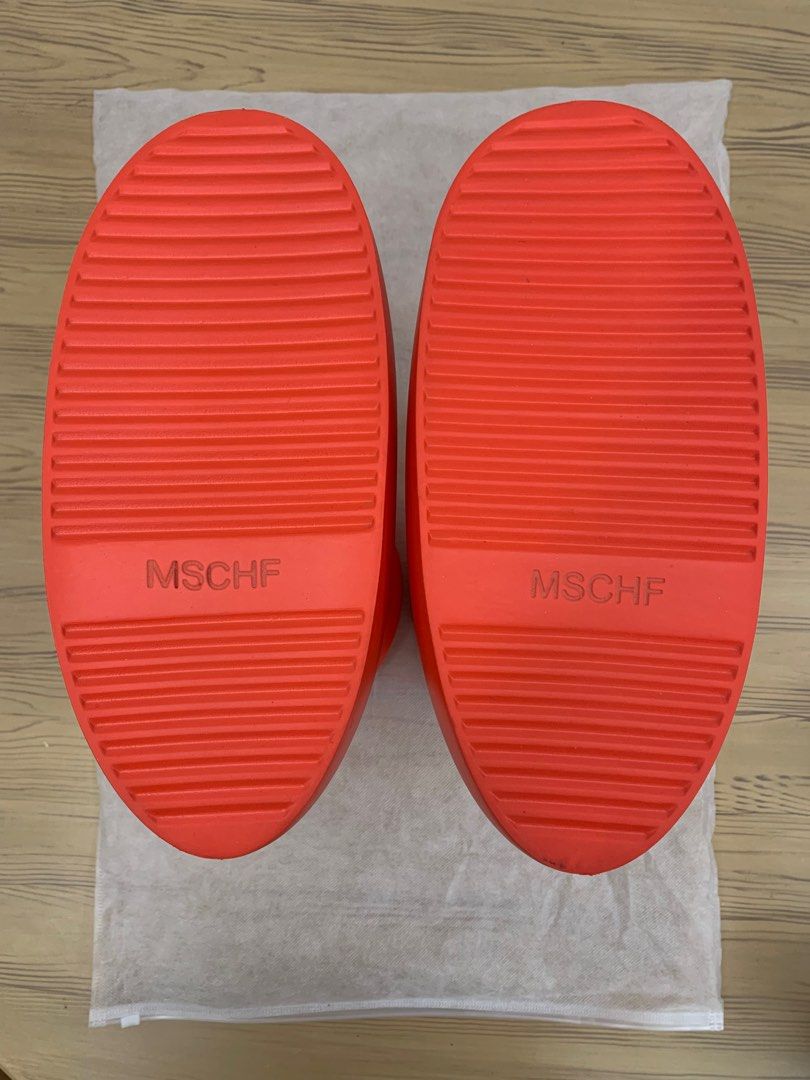 MSCHF Big Red Boots, Men's Fashion, Footwear, Boots on Carousell