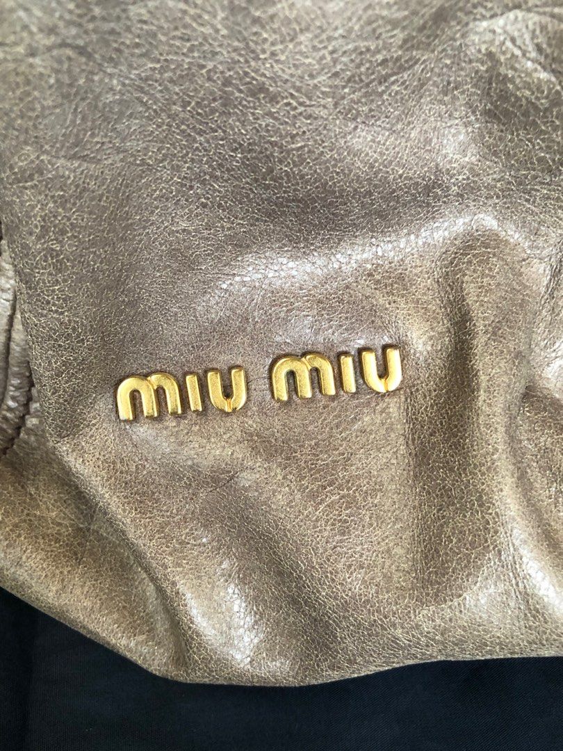 Mui mui leather bow tote, Women's Fashion, Bags & Wallets, Tote Bags on ...
