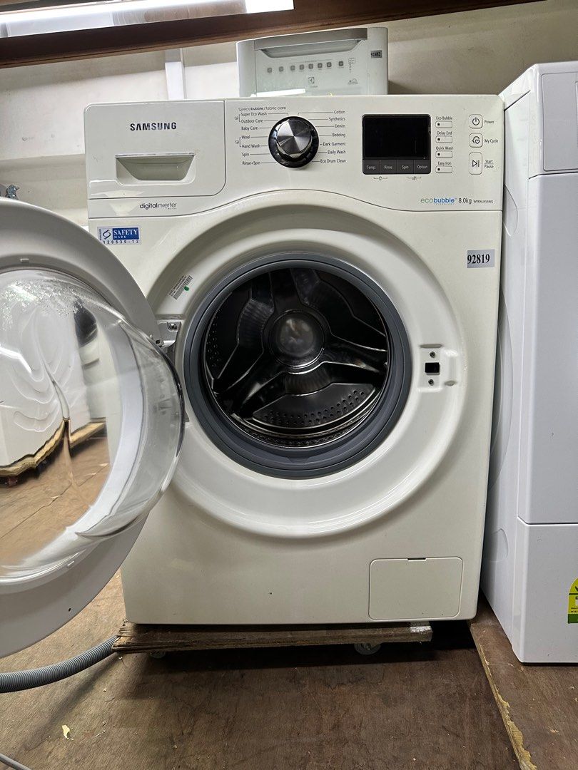 MUST BUY! SAMSUNG 8KG Front- Loader Washing Machine WF806U4SAWQ-1 ...