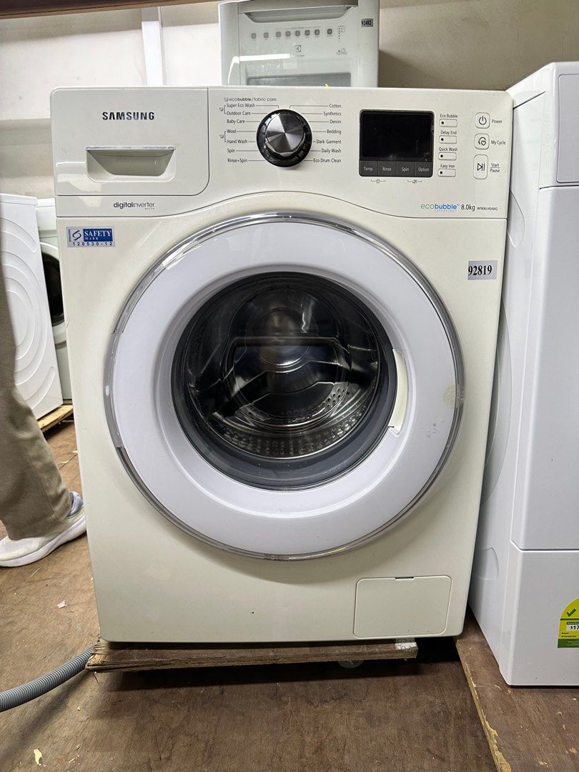 MUST BUY! SAMSUNG 8KG Front- Loader Washing Machine WF806U4SAWQ-1 ...