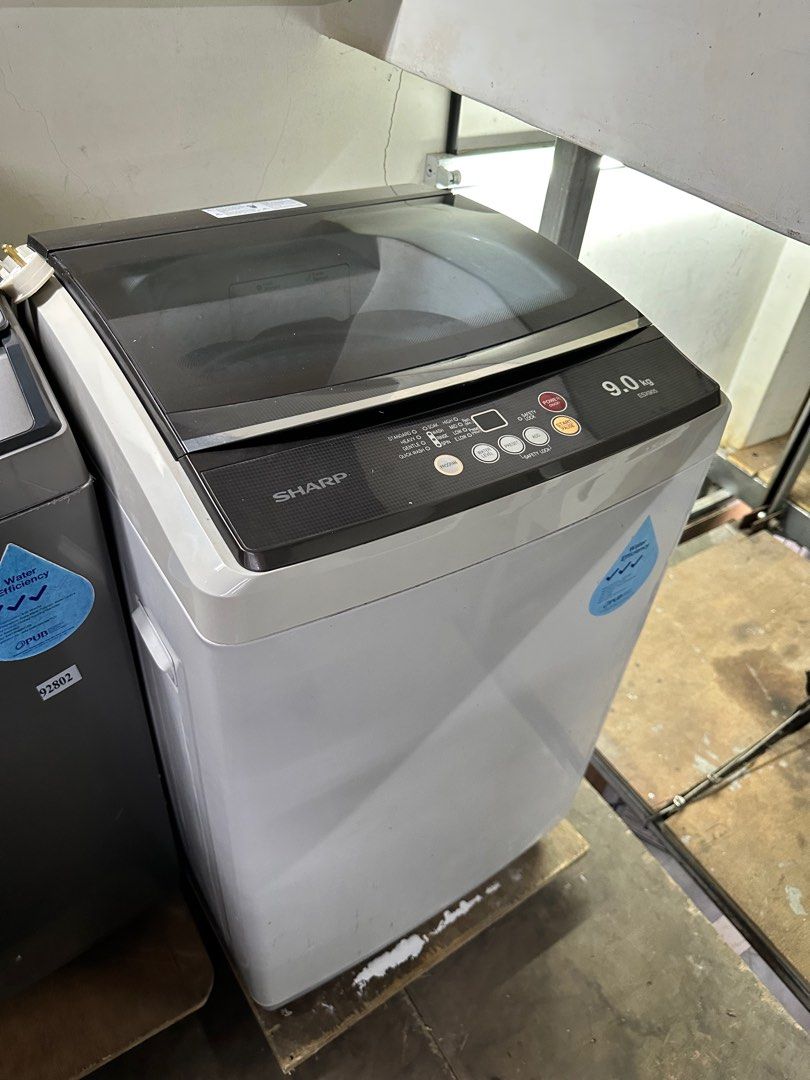 MUST BUY! Sharp 9KG Top-Loader Washing Machine ESX905-1, TV & Home ...