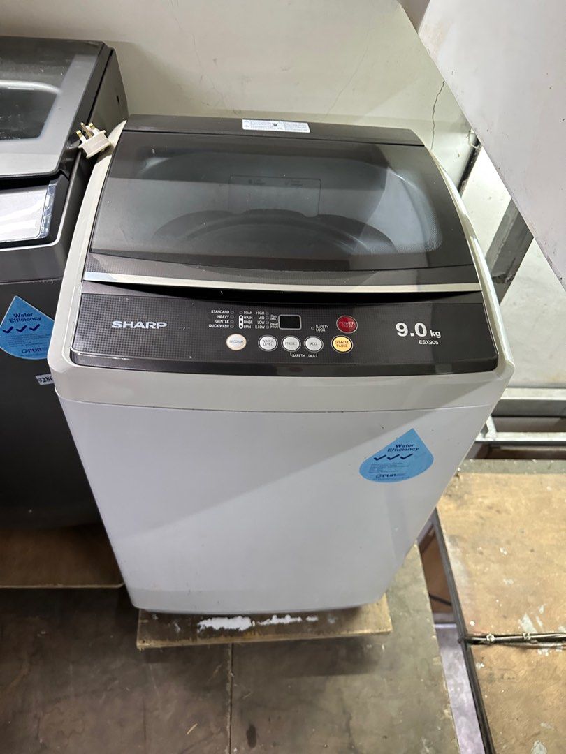 MUST BUY! Sharp 9KG Top-Loader Washing Machine ESX905 (93329), TV ...