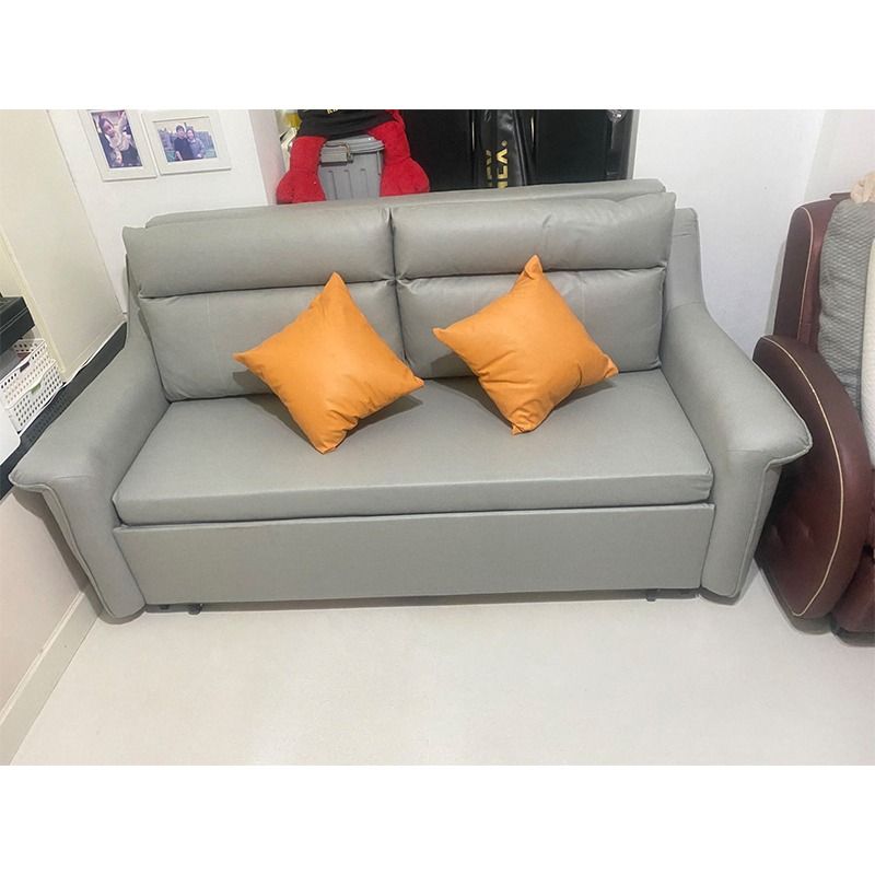 NEW with storage bin/Storage SofaBed Leather-Aire Sofa, Furniture ...