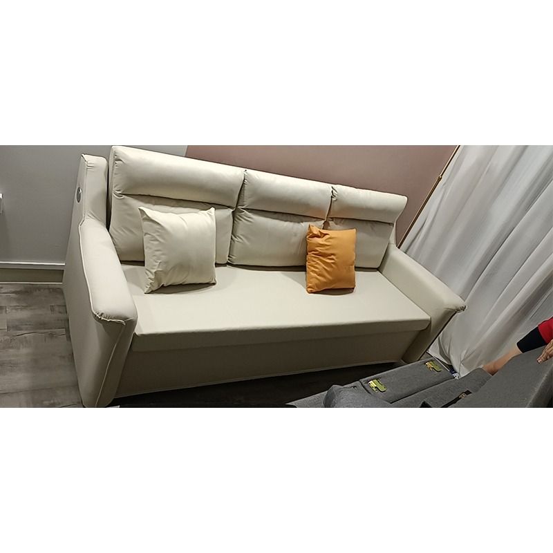 NEW with storage bin/Storage SofaBed Leather-Aire Sofa, Furniture ...