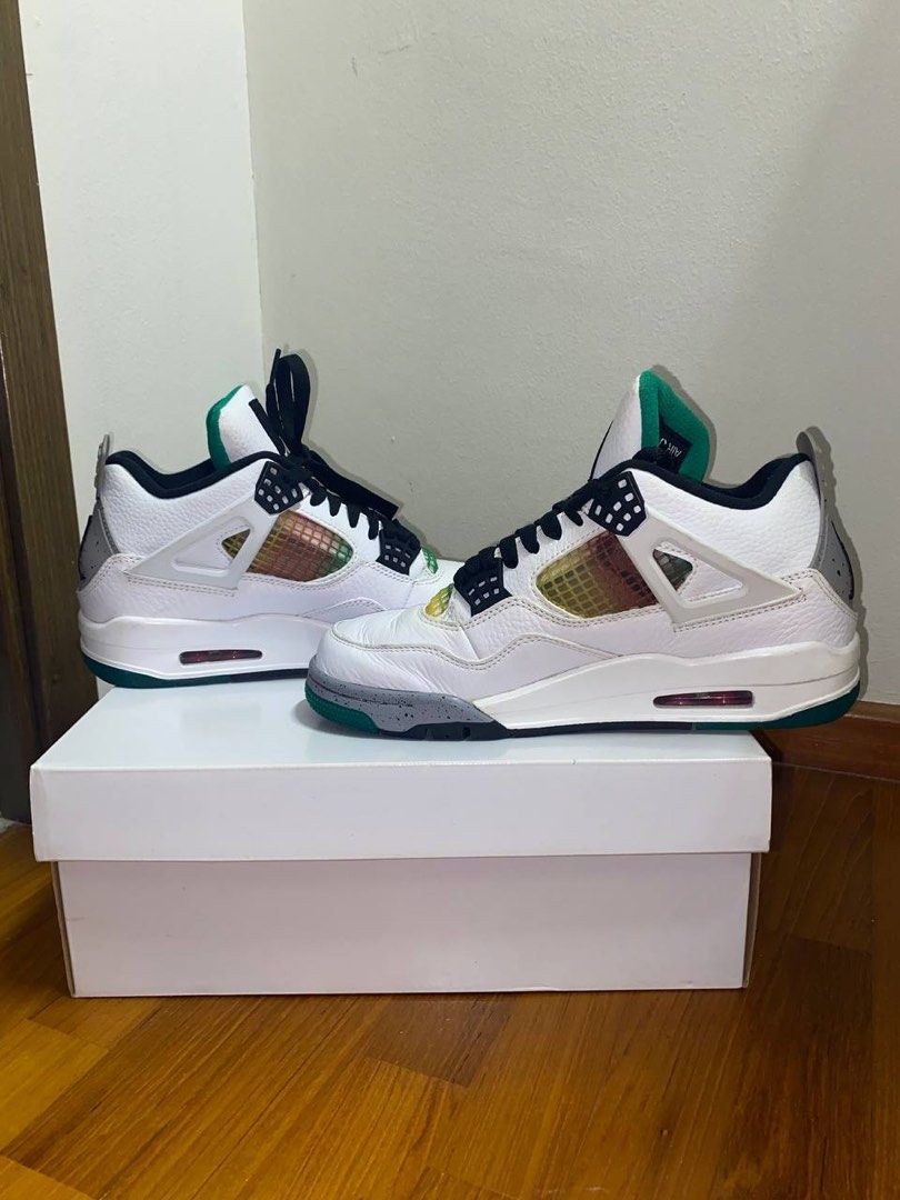 Nike Womens Air Jordan 4 Retro, Women's Fashion, Footwear, Sneakers on ...