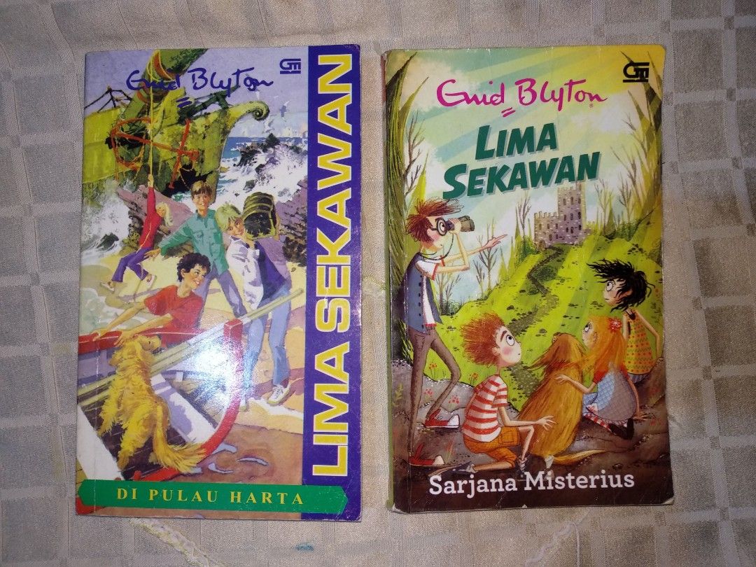 Novel Lima Sekawan (Enid Blyton), Buku & Alat Tulis, Buku di Carousell