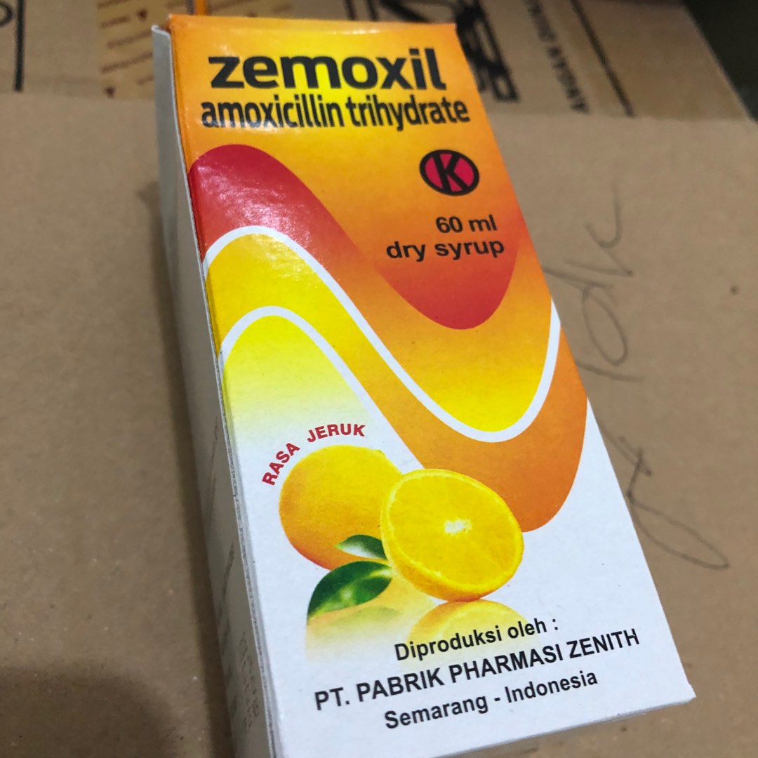 Obat sirup antibiotik anak zemoxil amoxicilin, Kesehatan & Kecantikan ...