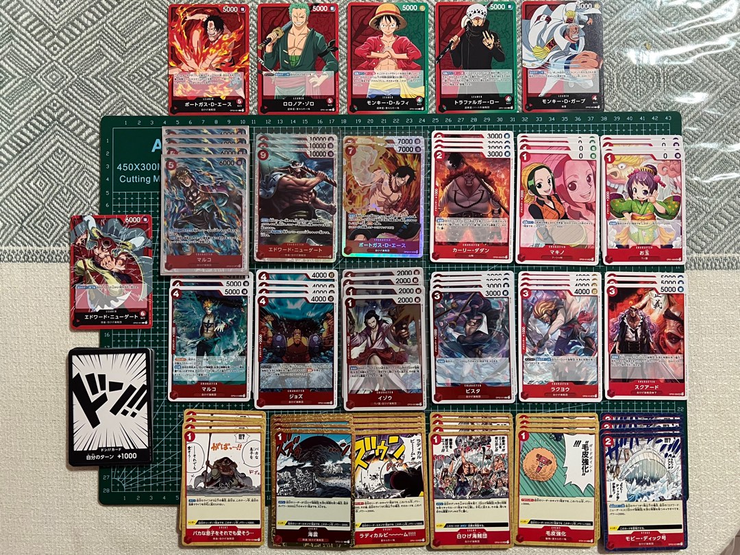 OP02 WHITEBEARD RED DECK, Hobbies & Toys, Toys & Games on Carousell