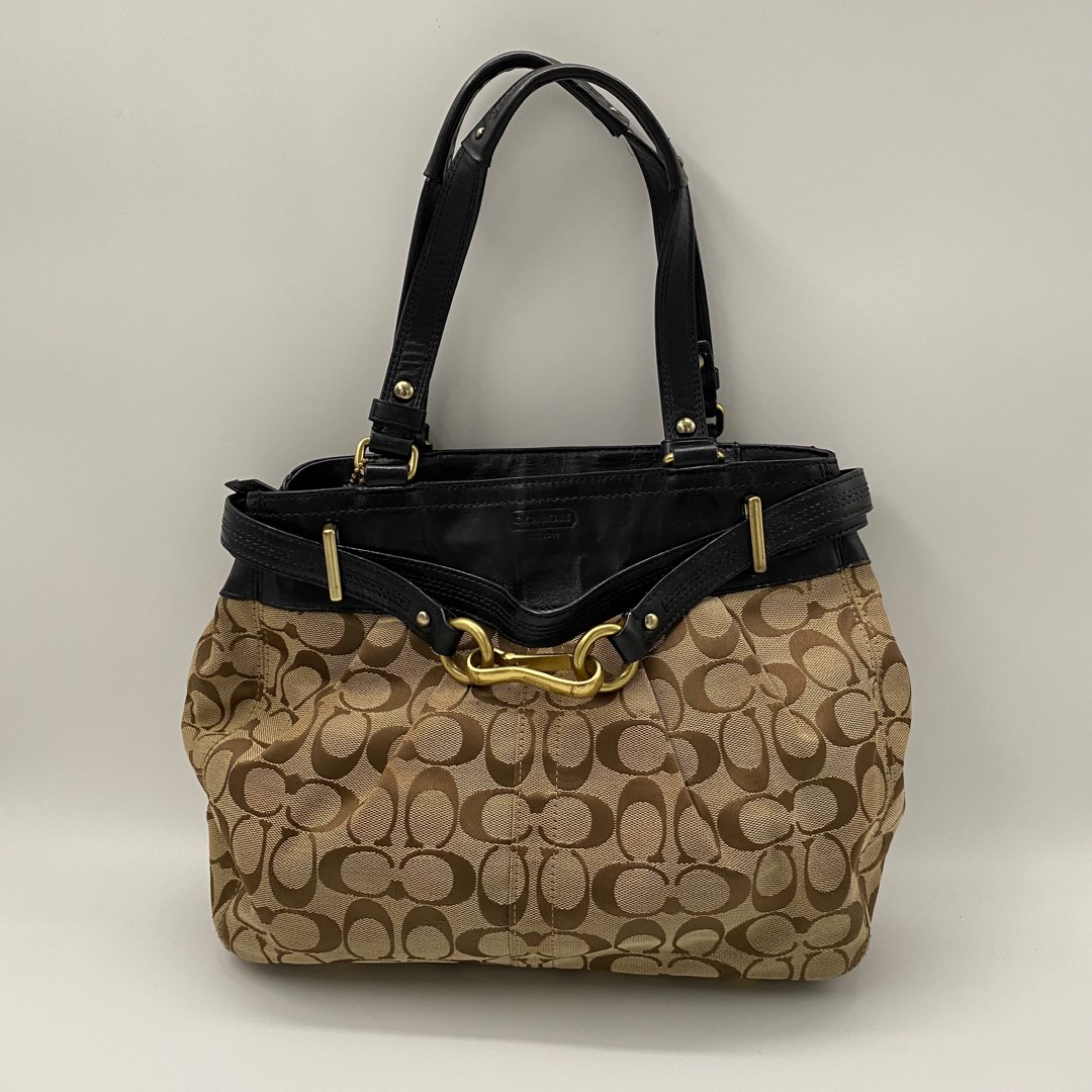 Original Coach Canvas Tote Bag, Luxury, Bags & Wallets on Carousell