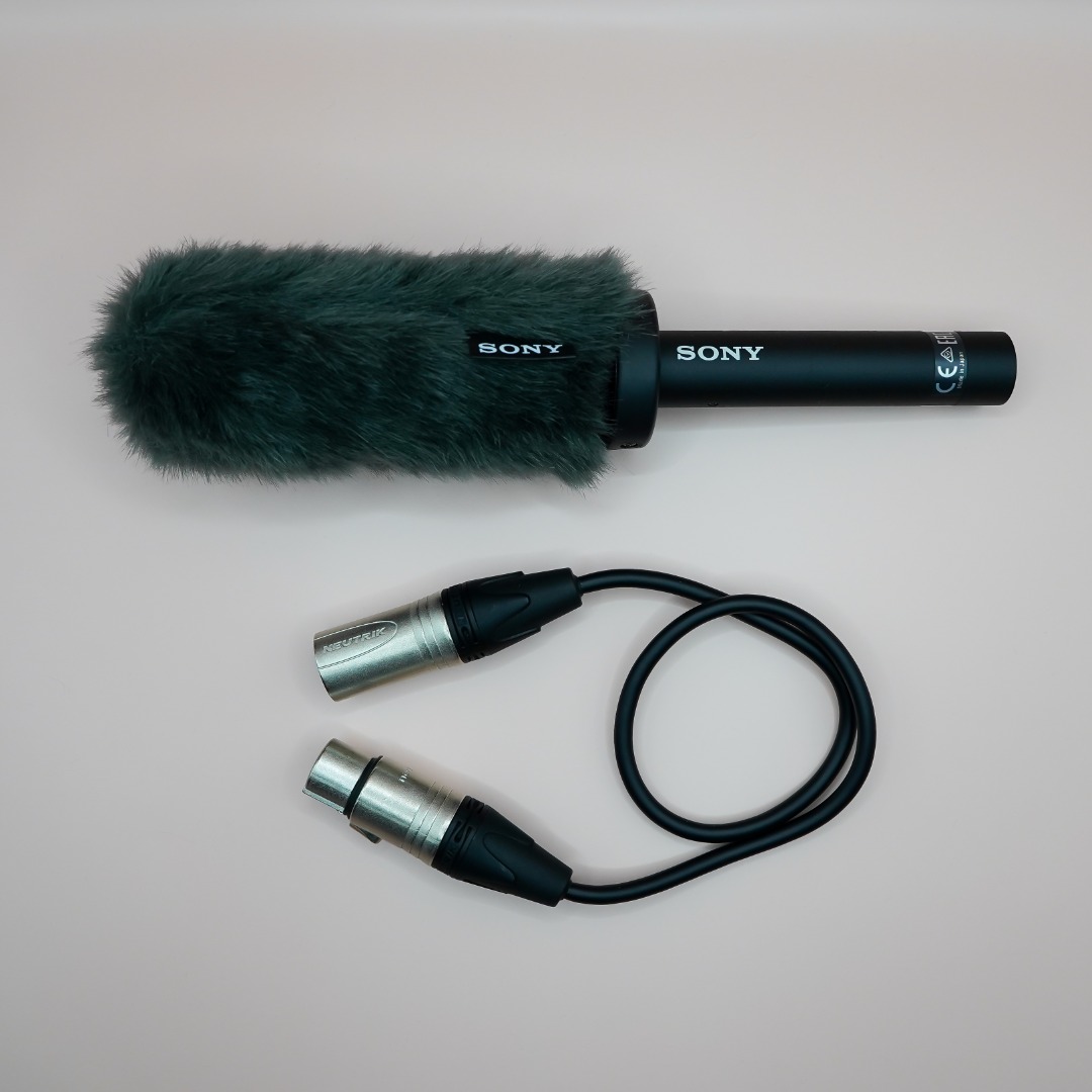 Original Sony Professional Shotgun Electret Condenser Microphone ECM ...
