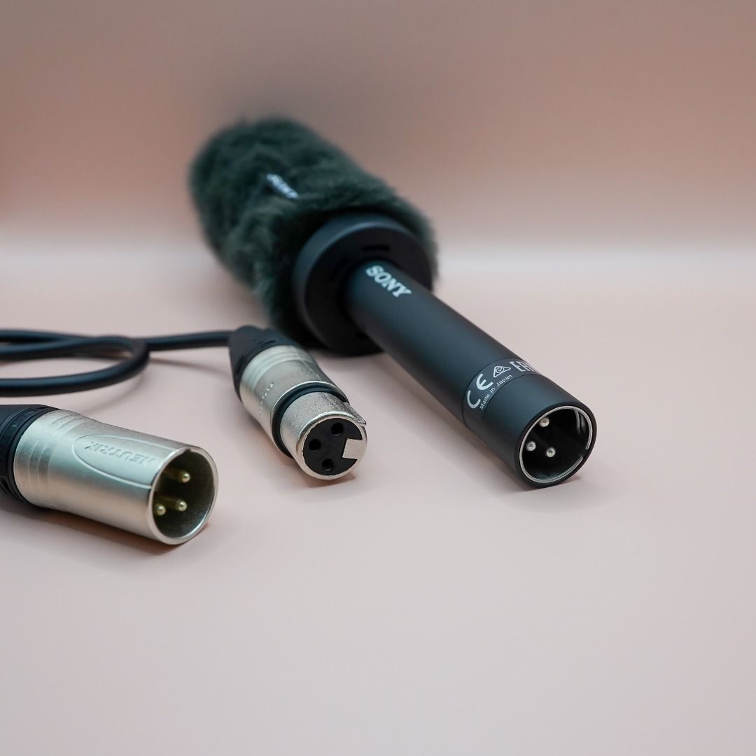 Original Sony Professional Shotgun Electret Condenser Microphone ECM ...