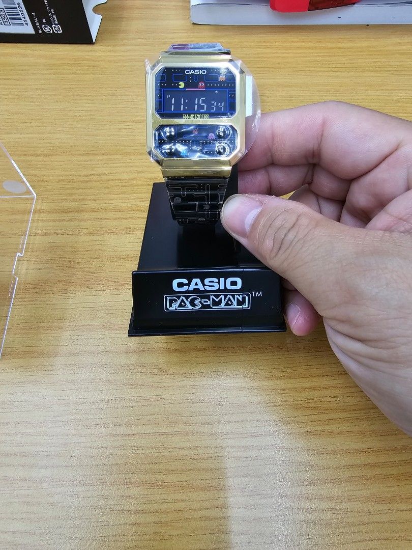 Pac-Man Casio Watch, Men's Fashion, Watches & Accessories, Watches on ...