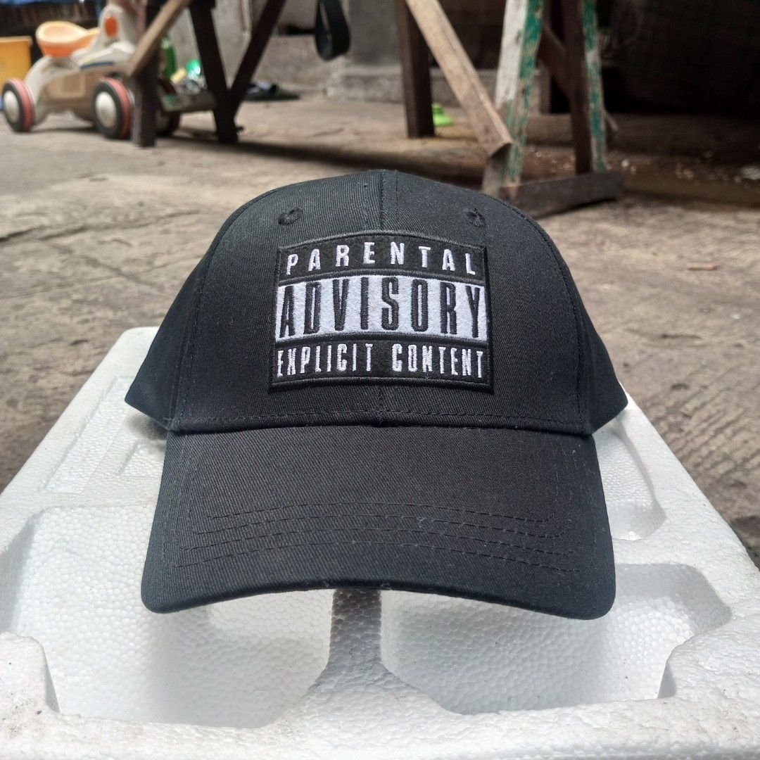 Parental Advisory, Men's Fashion, Watches & Accessories, Caps & Hats on Carousell