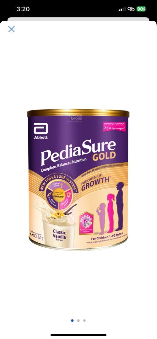 Pediasure Peptigro Vanilla 850g, Babies & Kids, Nursing & Feeding ...