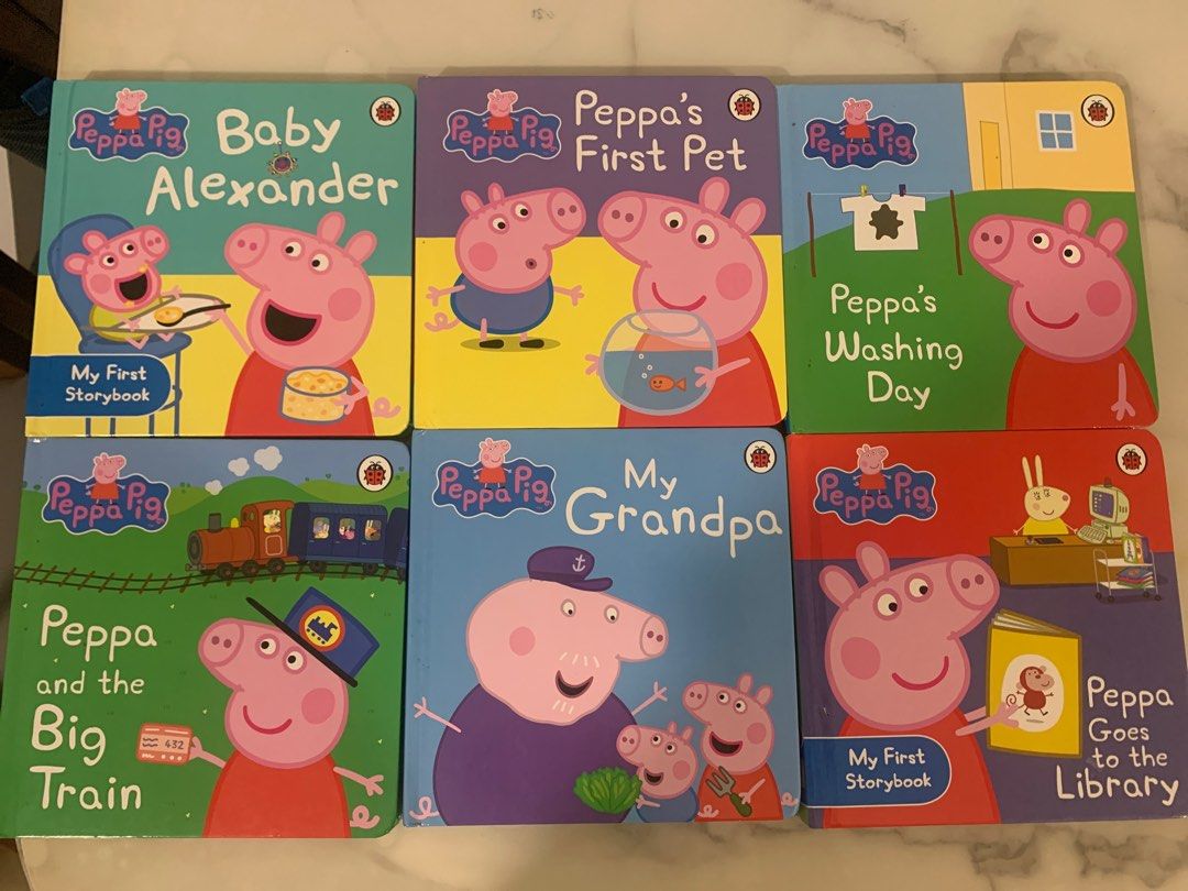 Peppa pig hard cover, Hobbies & Toys, Books & Magazines, Children's ...