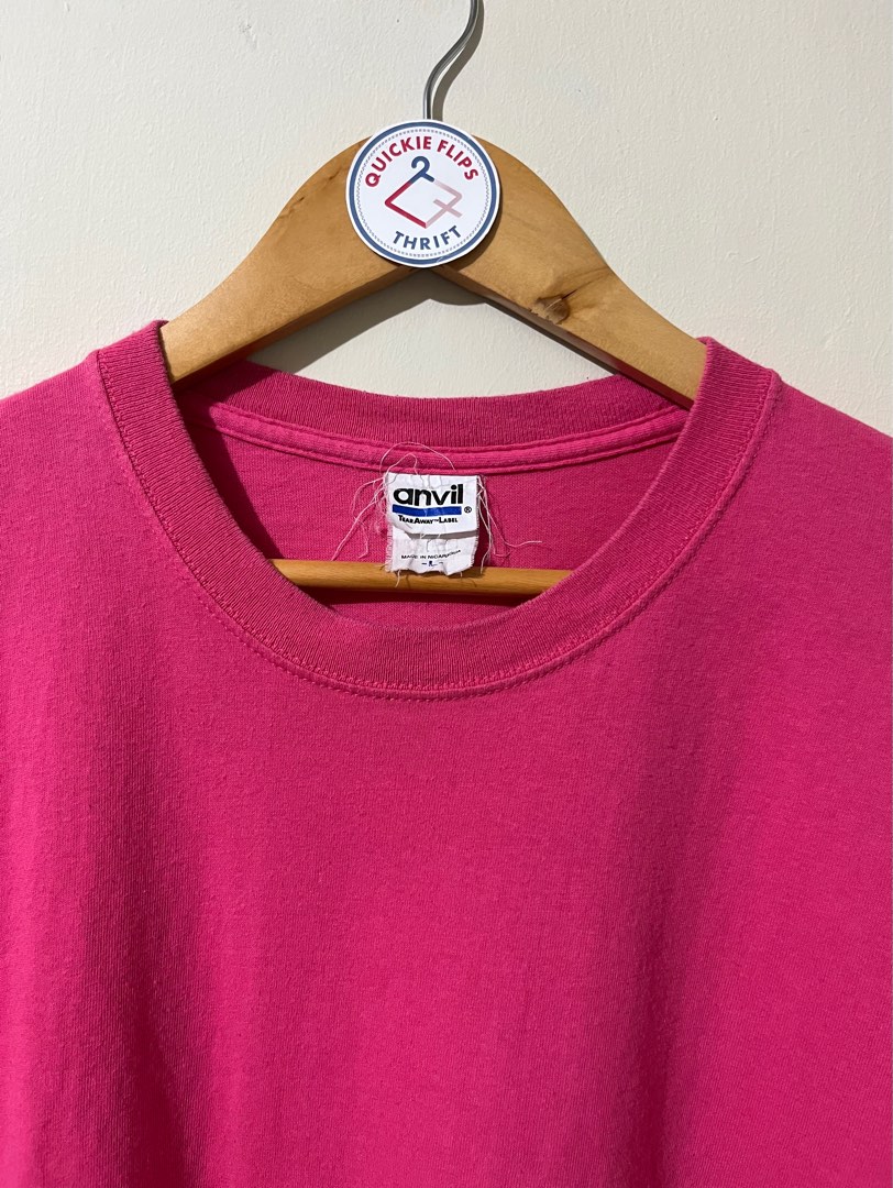Plain Blank Pink Tee on Carousell