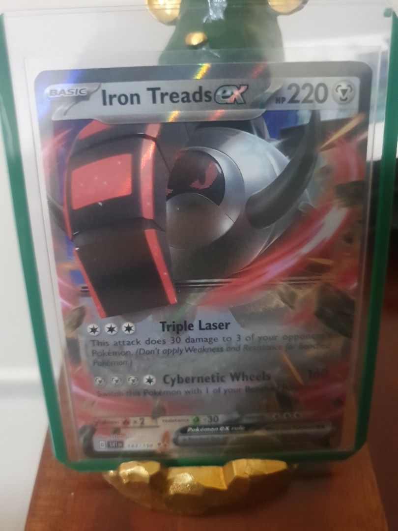 Pokemon iron treads ex Scarlett and violet, Hobbies & Toys, Toys ...