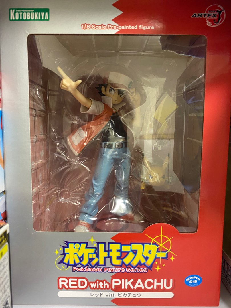 Pokemon Red figure, 興趣及遊戲, 玩具 & 遊戲類 - Carousell