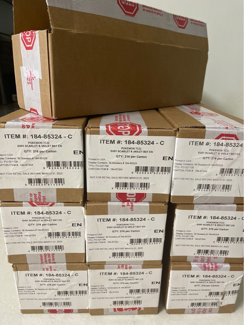 Clearance - Pokemon SV01 booster box - scarlet and violet base set ...