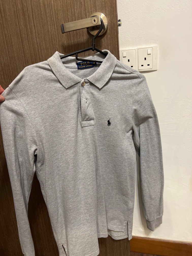 Polo Ralph Lauren long polo, Men's Fashion, Tops & Sets, Tshirts & Polo Shirts on Carousell