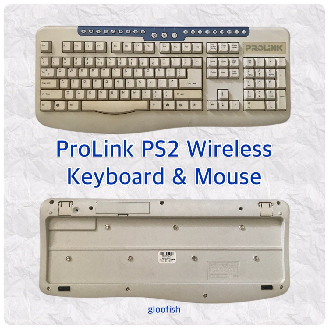 ProLink PS2 Wireless Keyboard & Mouse, Computers & Tech, Parts ...
