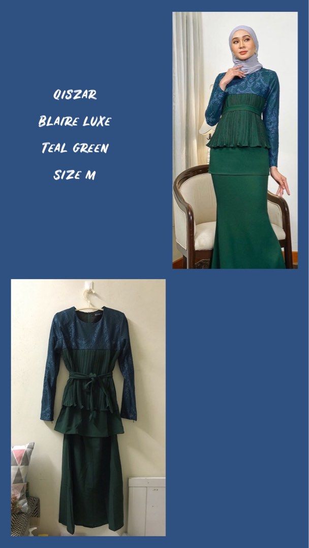 QISZAR, Women's Fashion, Muslimah Fashion, Baju Kurung & sets on Carousell