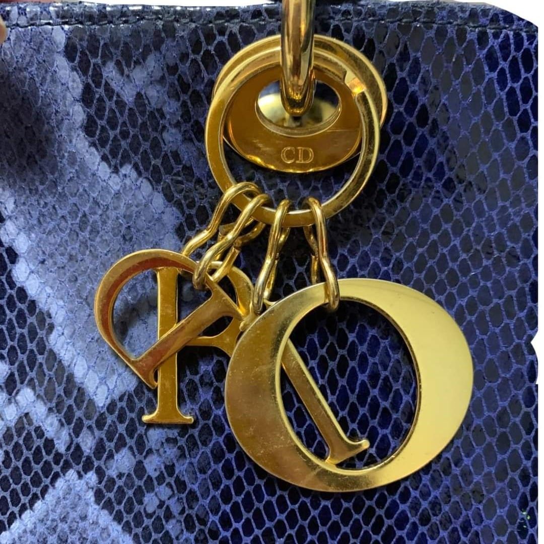 Rare lady dior python, Luxury, Bags & Wallets on Carousell