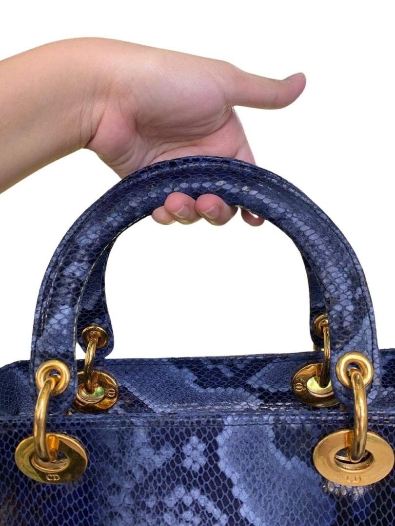 Rare lady dior python, Luxury, Bags & Wallets on Carousell
