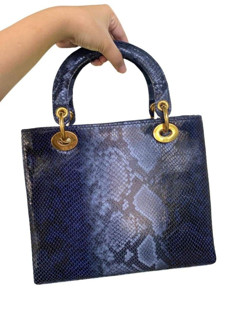 Rare lady dior python, Luxury, Bags & Wallets on Carousell
