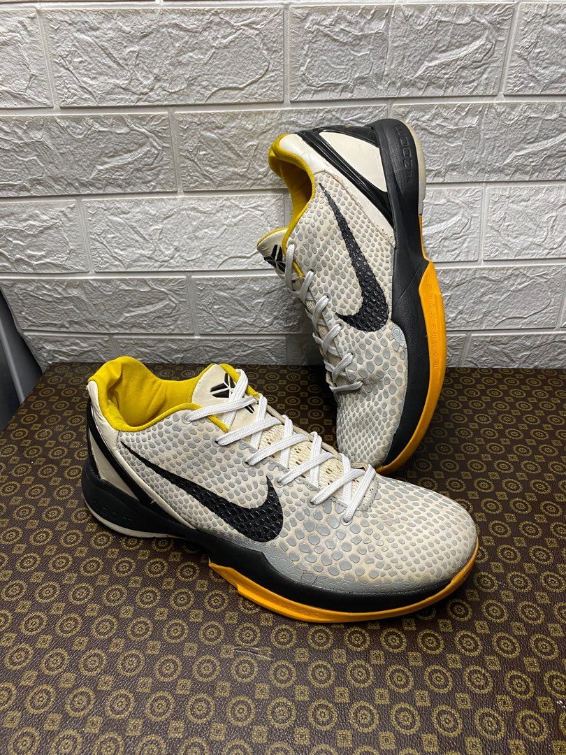 RARE Nike Zoom Kobe 6 Protro Playoff Pack White Del Sol, Men's Fashion ...