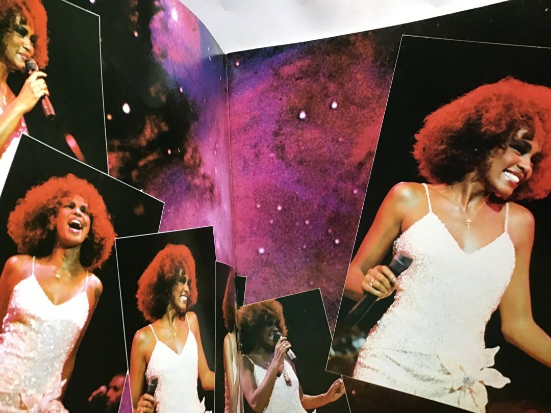 RARE Whitney Houston 1987 Tour Program OOP COLLECTORS ITEM Anubis 80s ...