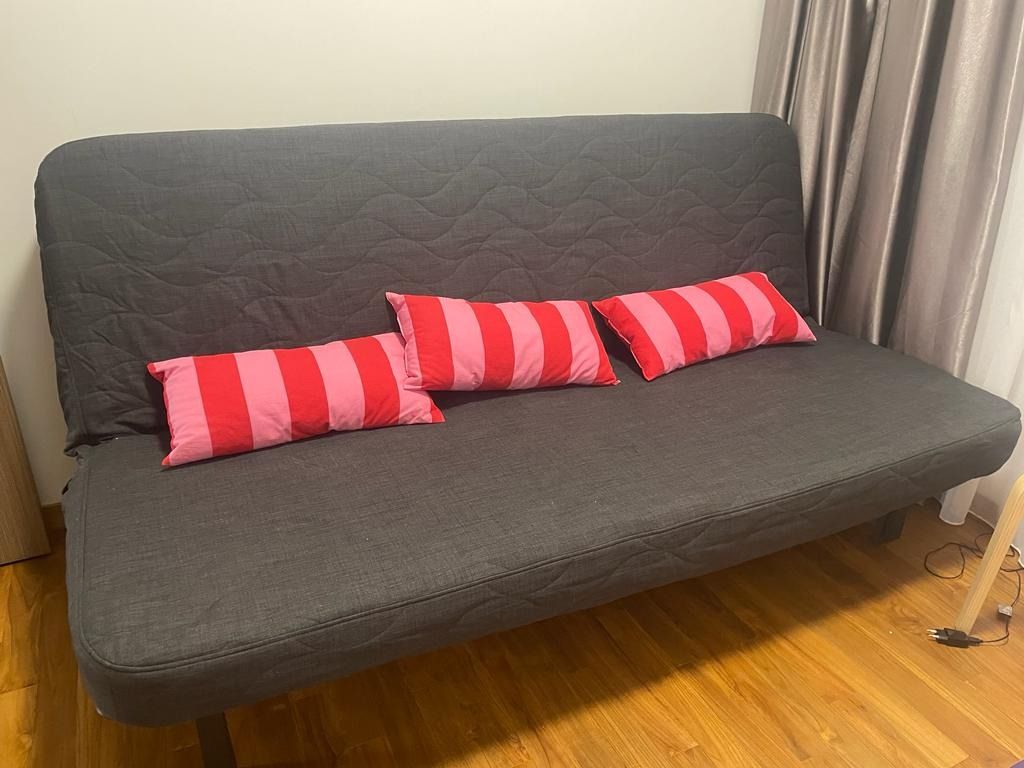 Rarely used Ikea Nyhamn 3-seater sleeping sofa, Furniture & Home Living, Furniture, Sofas on ...