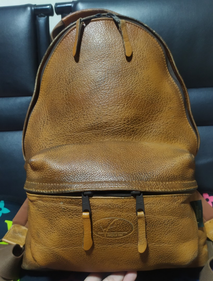 Reporter Full Grain Backpack ( Rush Sale ), Men's Fashion, Bags ...