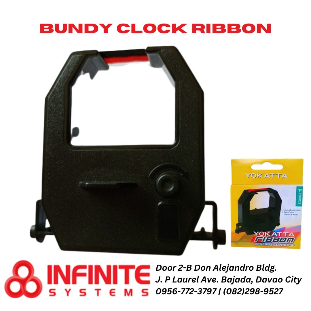 RIBBON FOR BUNDY CLOCK STANDARD INK CARTRIDGE, Computers & Tech, Office ...