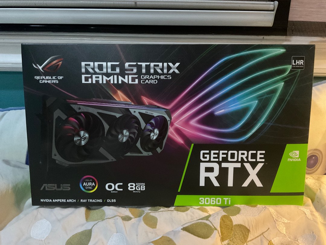 ROG Strix 3060Ti, Computers & Tech, Parts & Accessories, Computer Parts ...